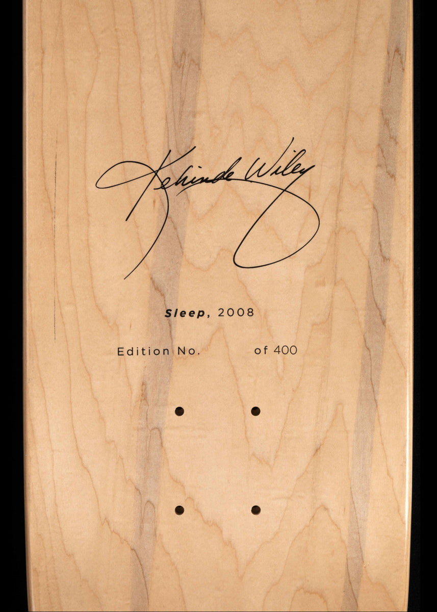 DOWN | Sleep Skateboard Deck | Kehinde Wiley Shop