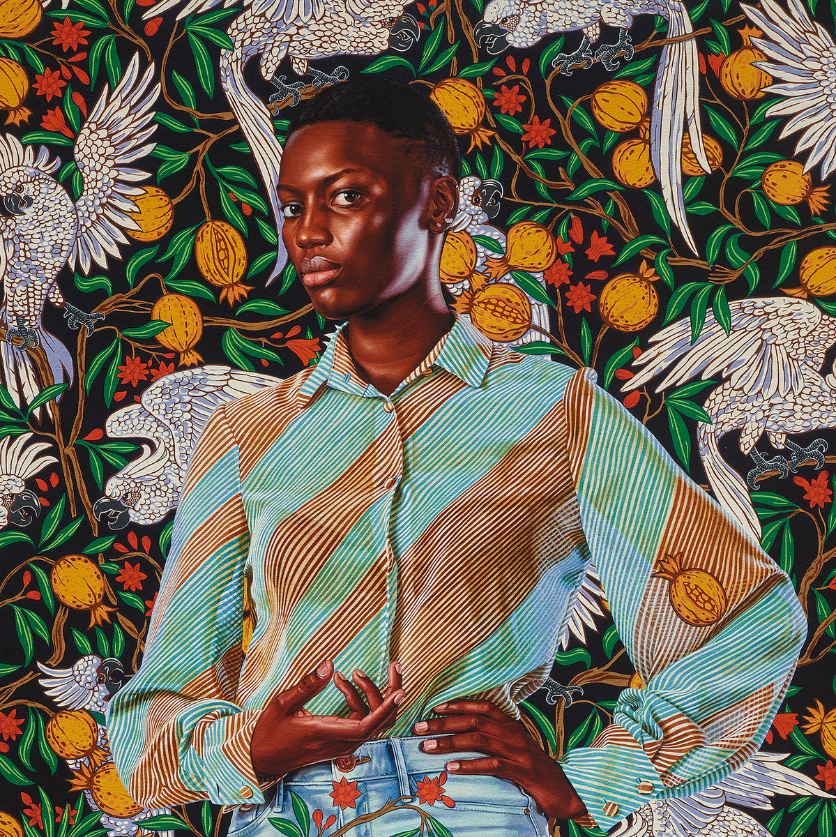 Portrait of Marie-Agnès Diene, 2023 | Kehinde Wiley Shop